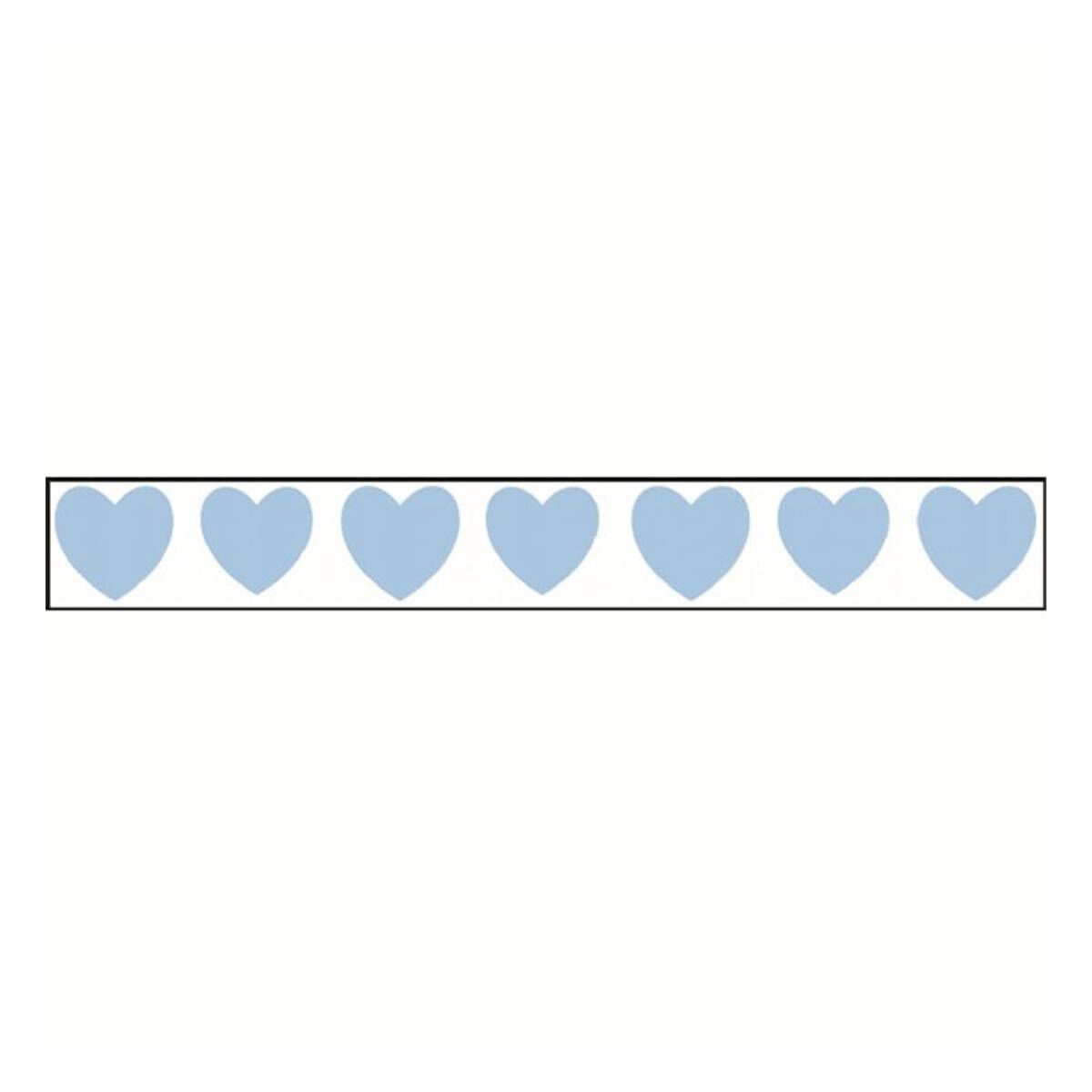 Baby Blue Heart Ribbon 16mm x 4m | Hobbycraft