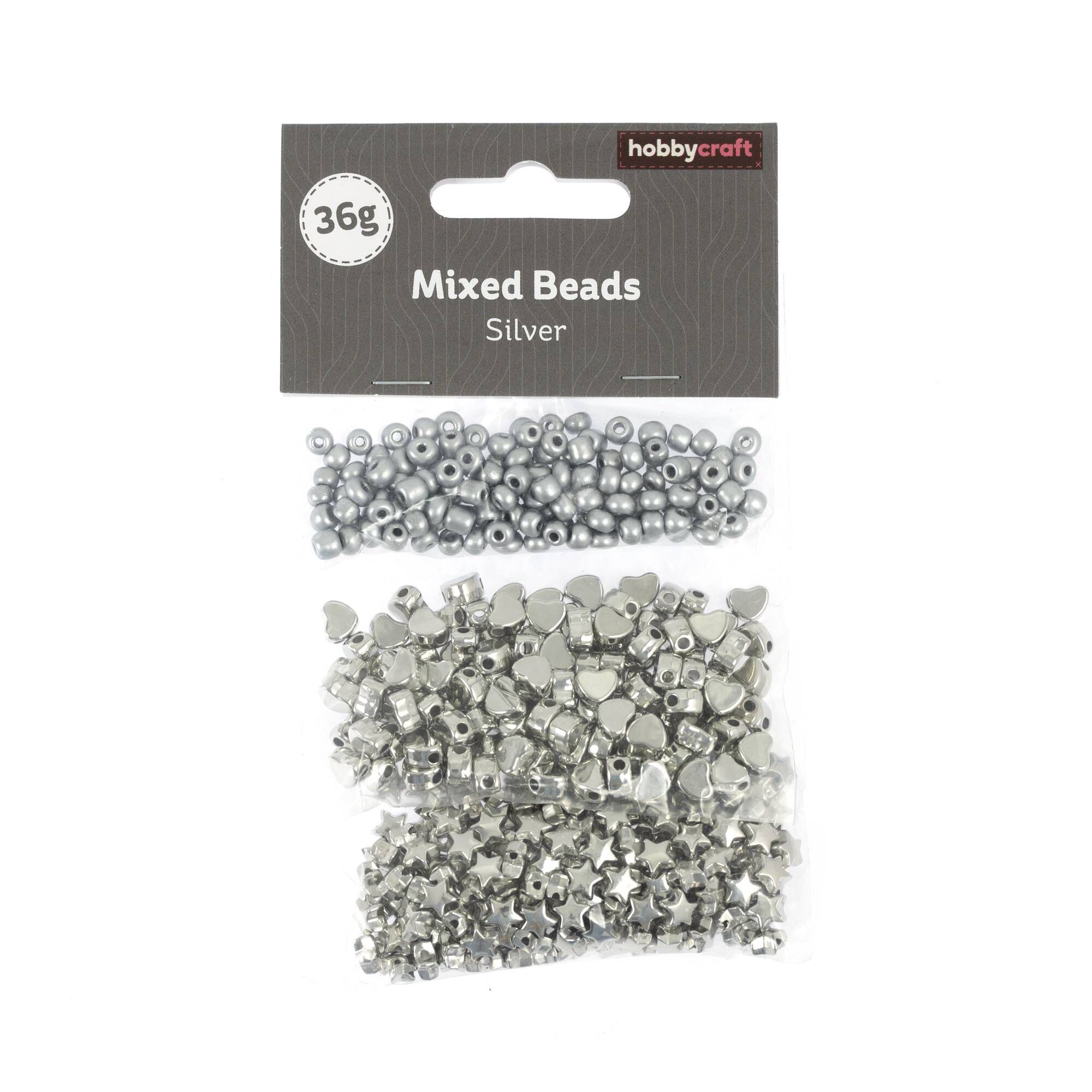Silver Separator Beads 36g | Hobbycraft