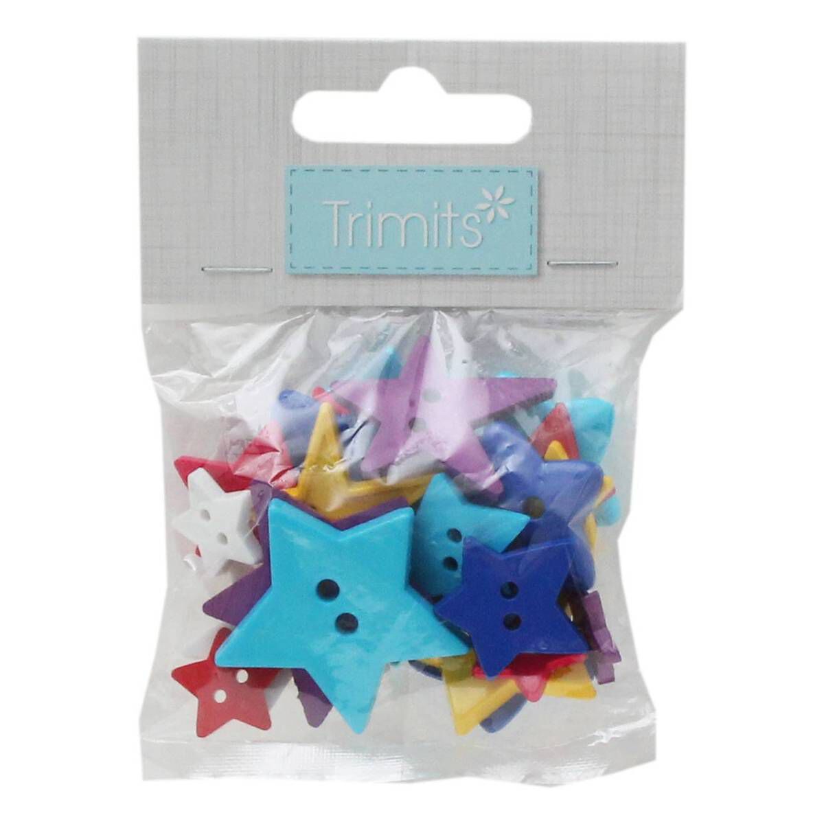 Trimits Bright Star Craft Buttons 20g | Hobbycraft