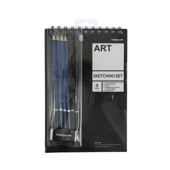 Sketching Set 9 Pieces | Hobbycraft