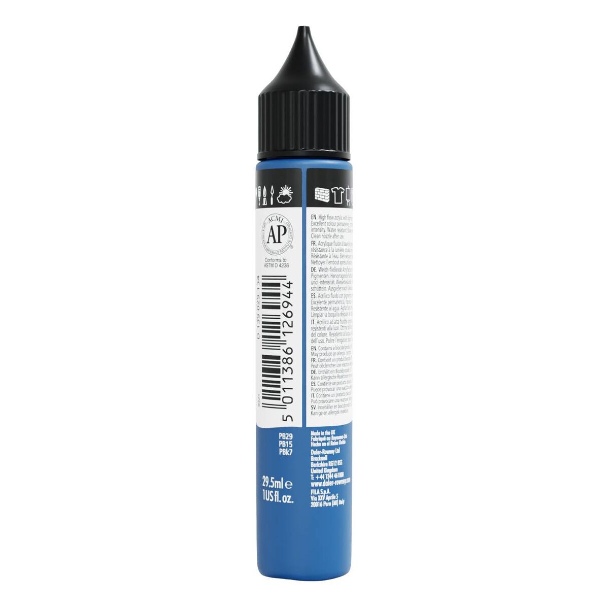 Daler-Rowney System3 Prussian Blue Fluid Acrylic 29.5ml (134) | Hobbycraft
