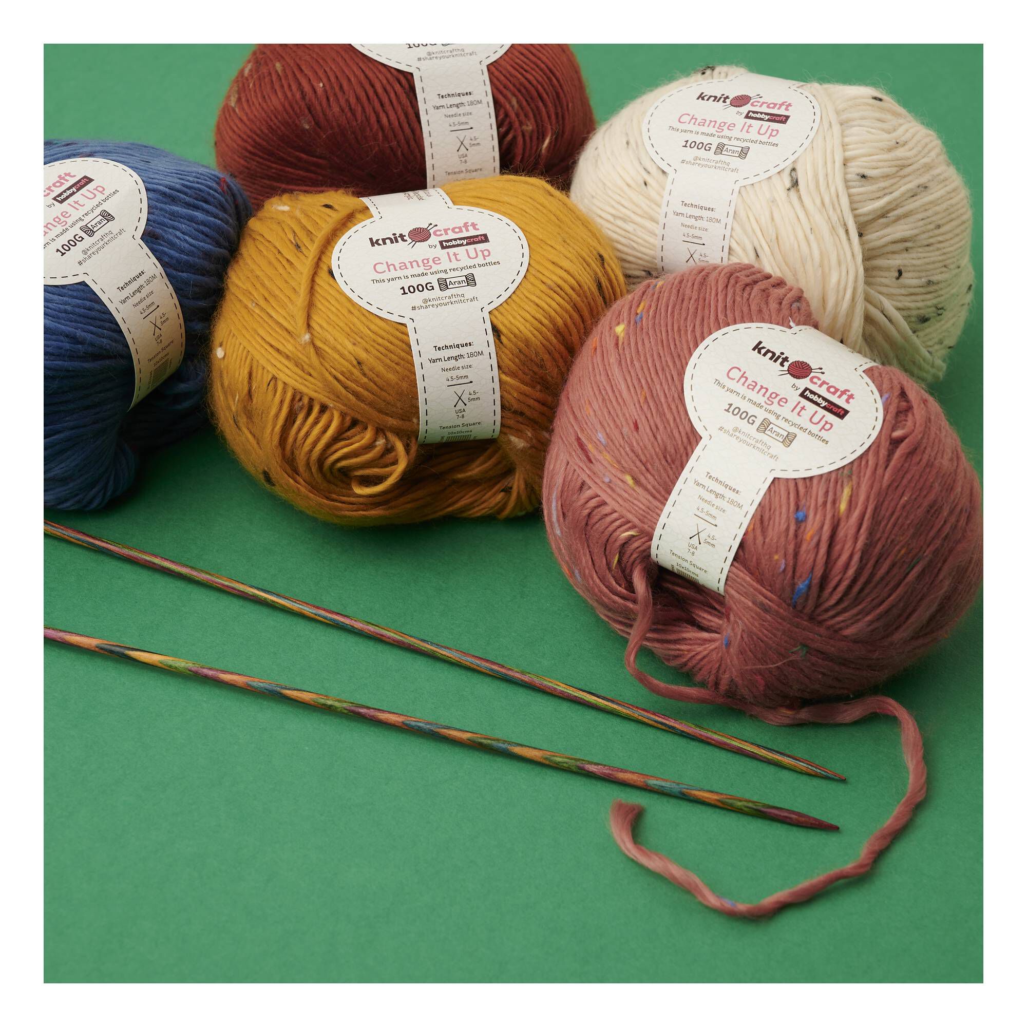 Knitcraft Terracotta Change It Up Yarn 100g | Hobbycraft