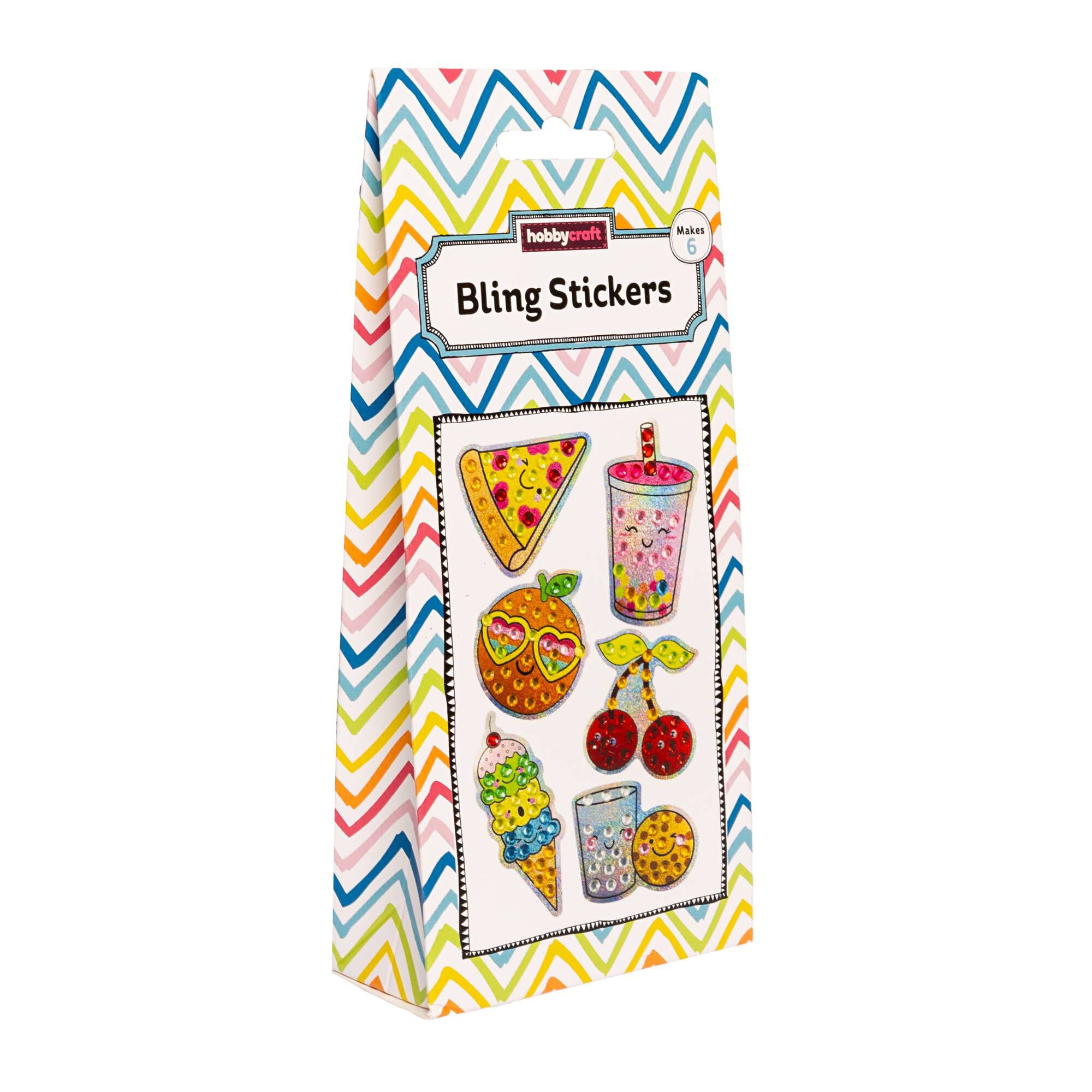 Kawaii Bling Stickers 6 Pack | Hobbycraft