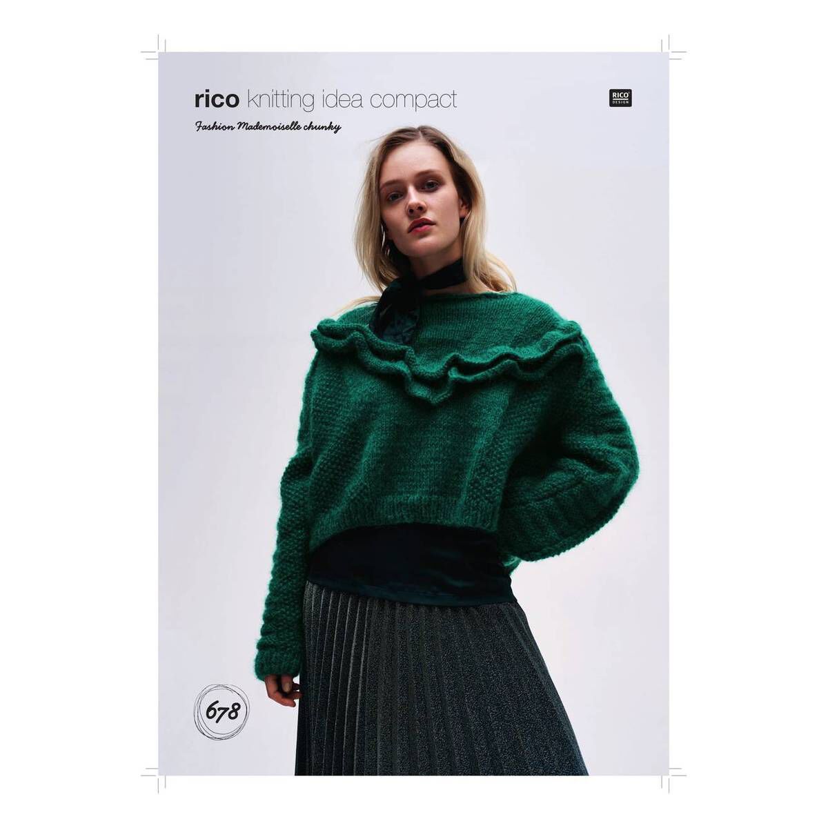 Rico Fashion Madamoiselle Chunky Jumper Digital Pattern 678 | Hobbycraft