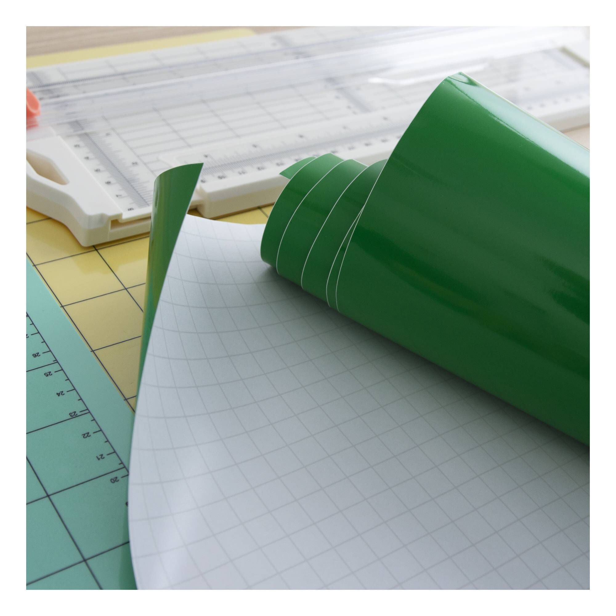 Green Glossy Permanent Vinyl 12 x 48 Inches | Hobbycraft