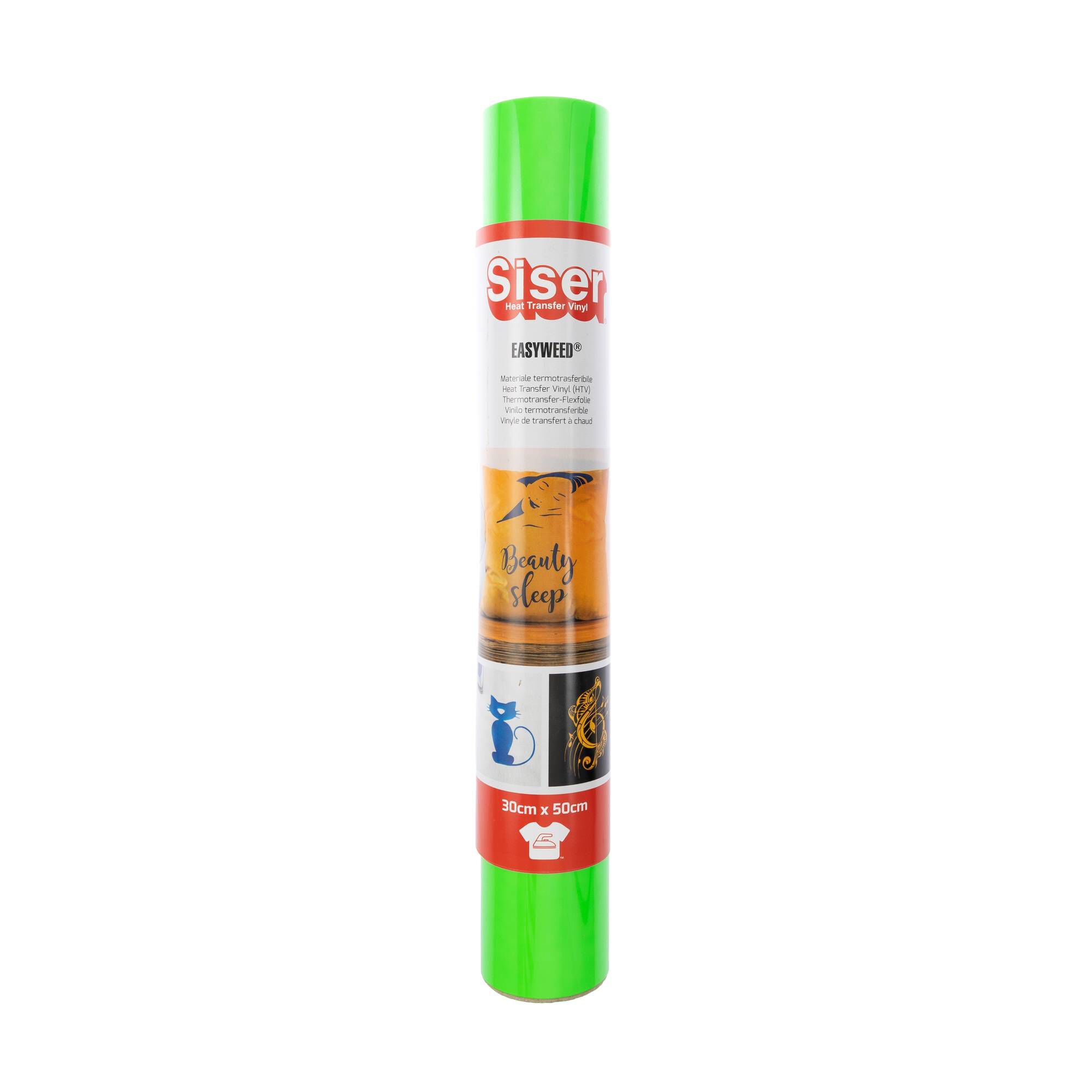 Siser Fluorescent Green Easyweed Heat Transfer Vinyl 30cm x 50cm ...