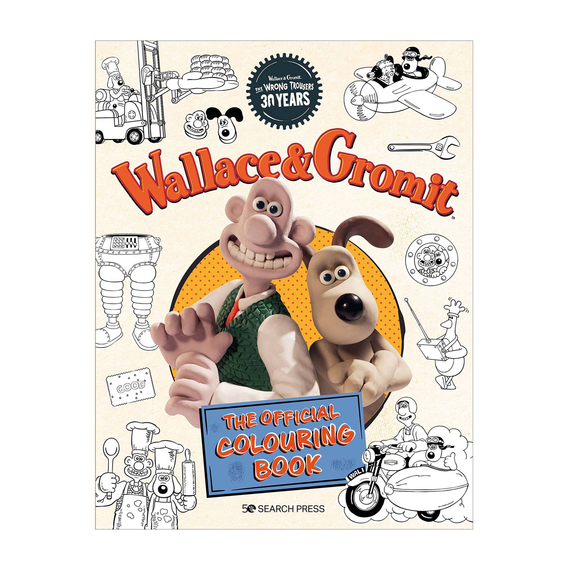 Wallace & Gromit Official Colouring Book | Hobbycraft
