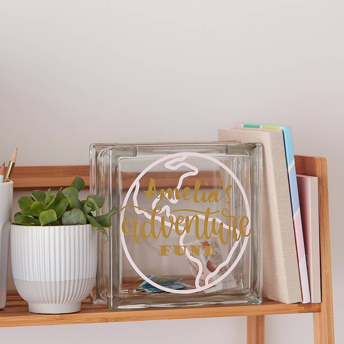 Clear Glass Block 19cm x 19cm x 8cm | Hobbycraft