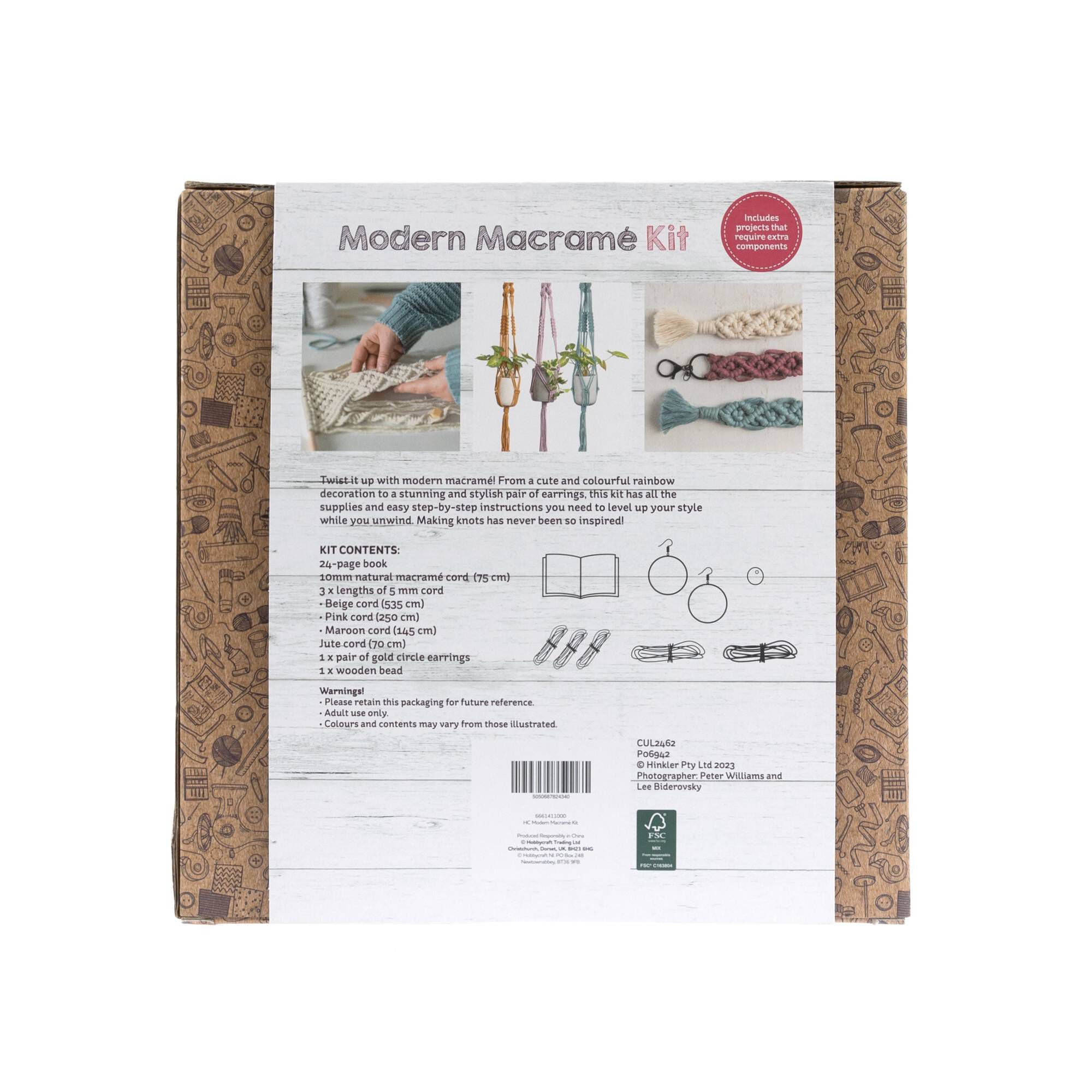 Modern Macramé Kit | Hobbycraft