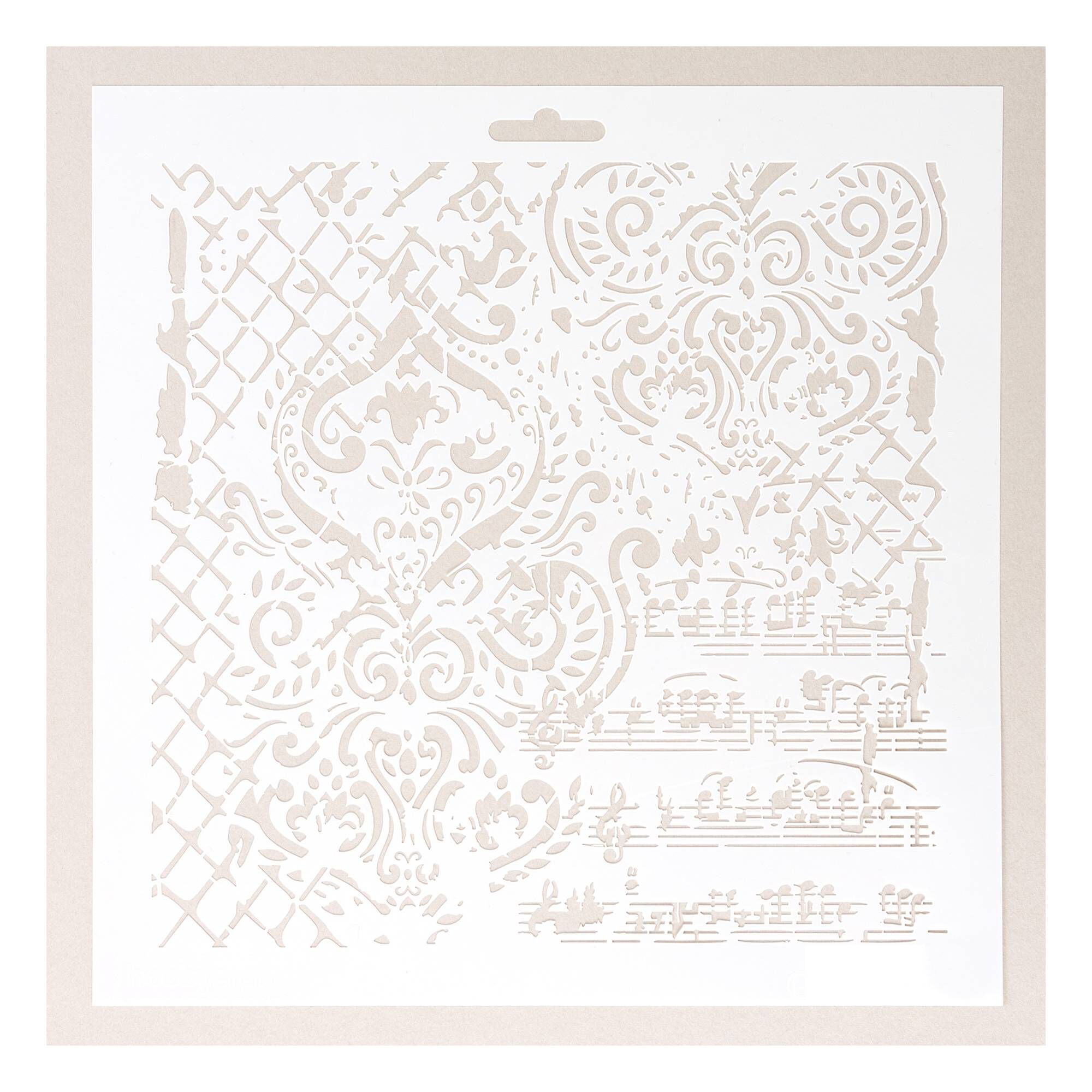 Mixed Vintage Stencil 25cm x 25cm | Hobbycraft