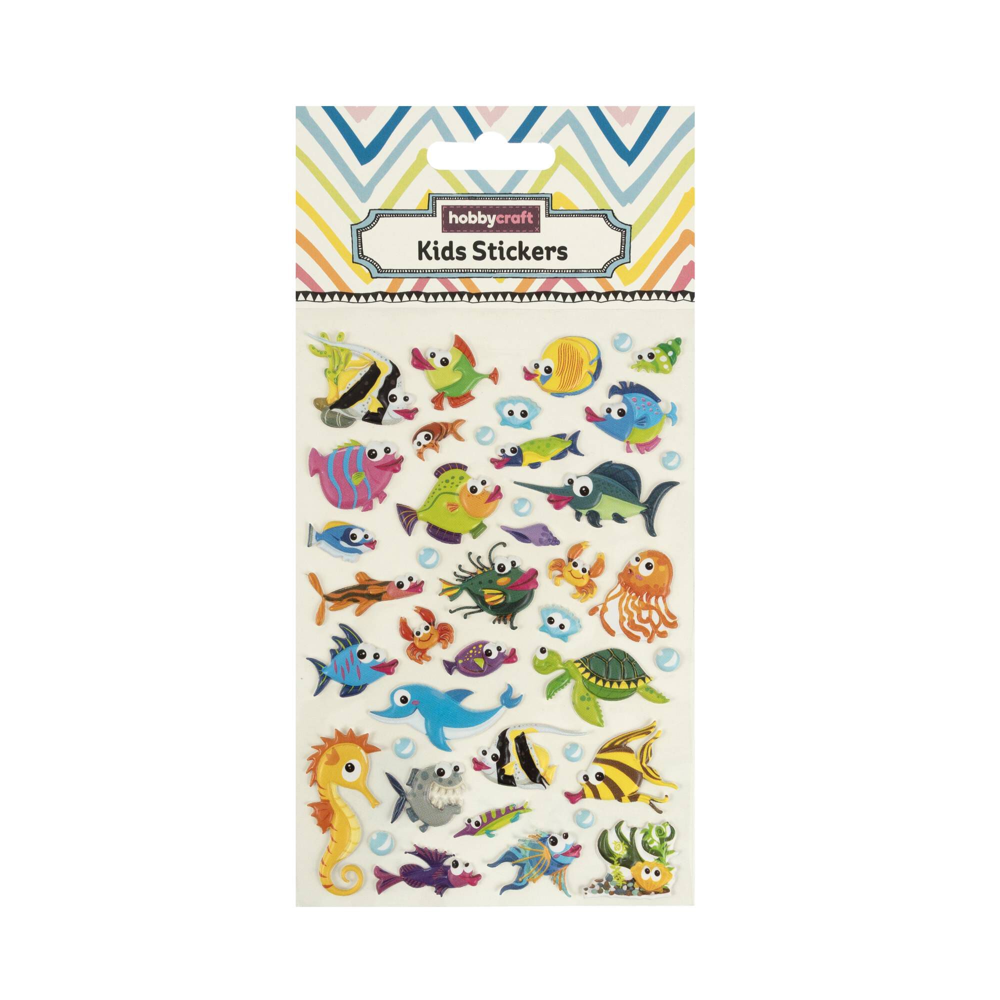 Fish Puffy Stickers | Hobbycraft