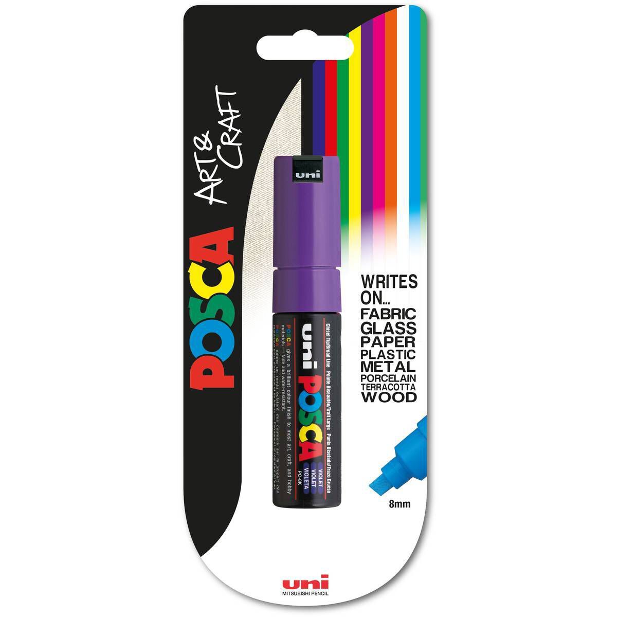 Uni-ball Purple Posca Marker PC 8K | Hobbycraft