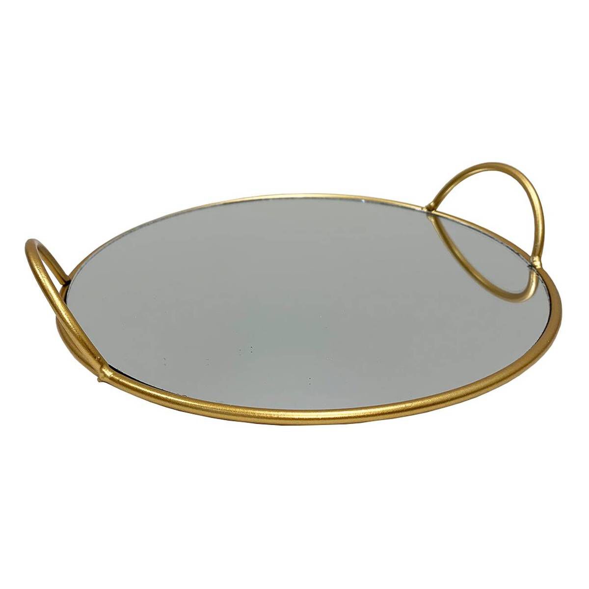 Gold Mirror Tray 23cm | Hobbycraft