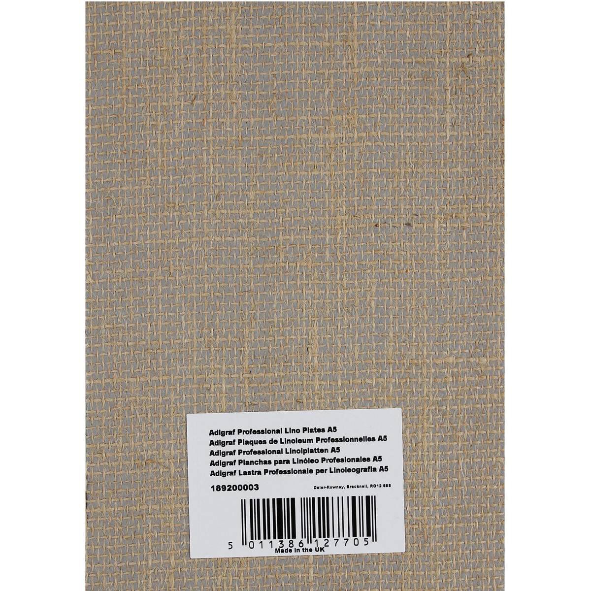 Adigraf Block Printing Lino Plate A5 | Hobbycraft