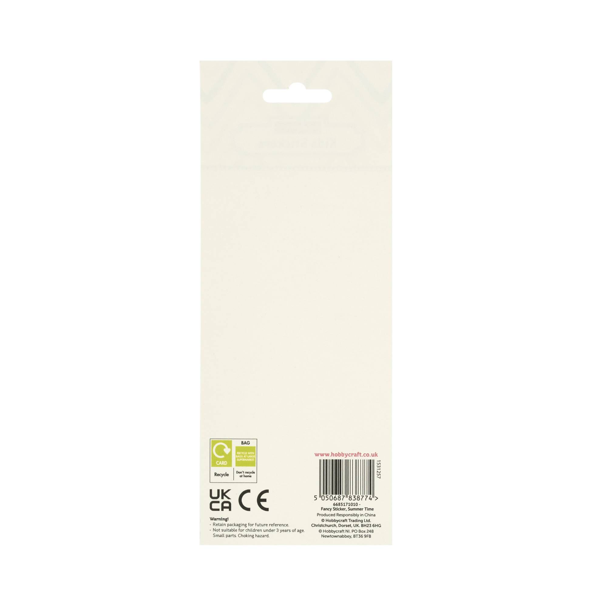 Summertime Gel Stickers | Hobbycraft