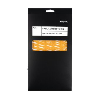 Italic Font Stencil | Hobbycraft