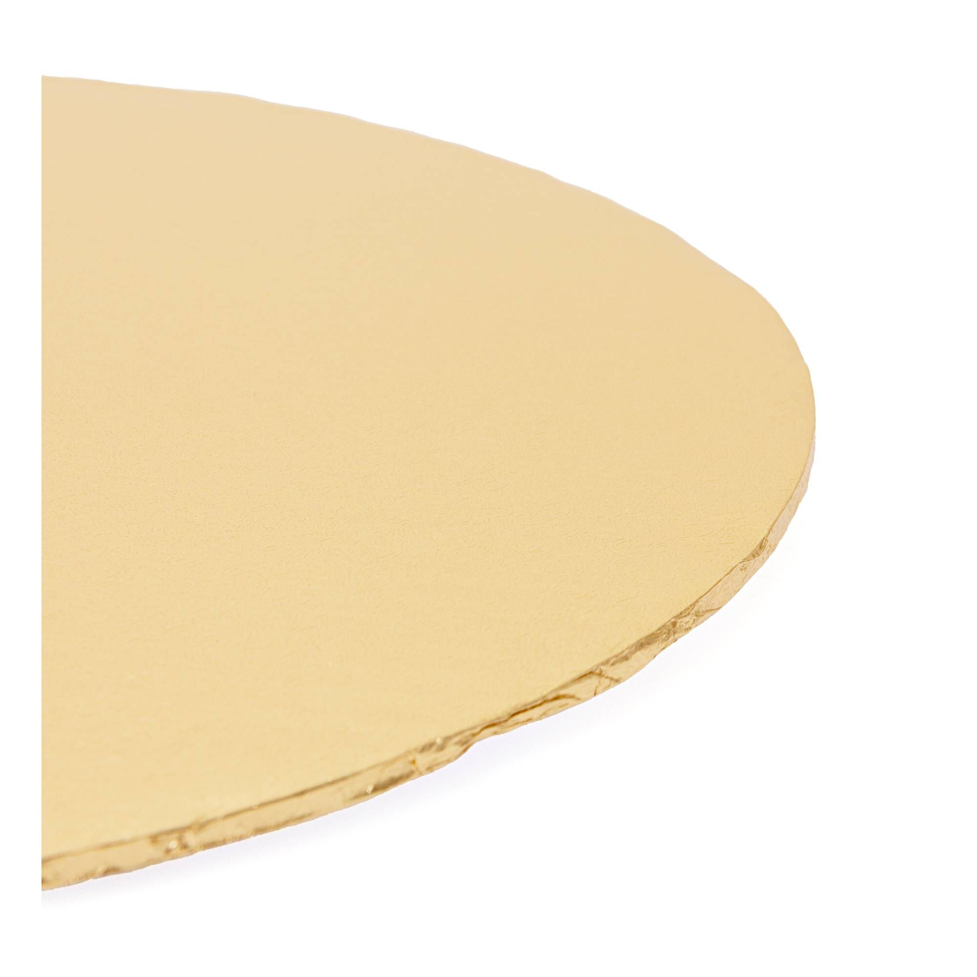 Pale Gold Round Double Thick Card Cake Board 12 Inches | Hobbycraft