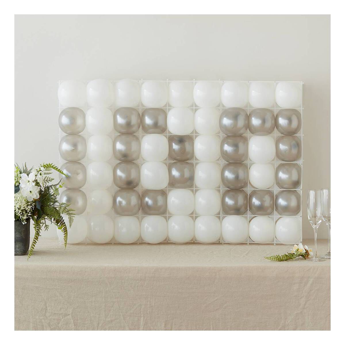 White Balloon Wall Grid 6 Pack | Hobbycraft
