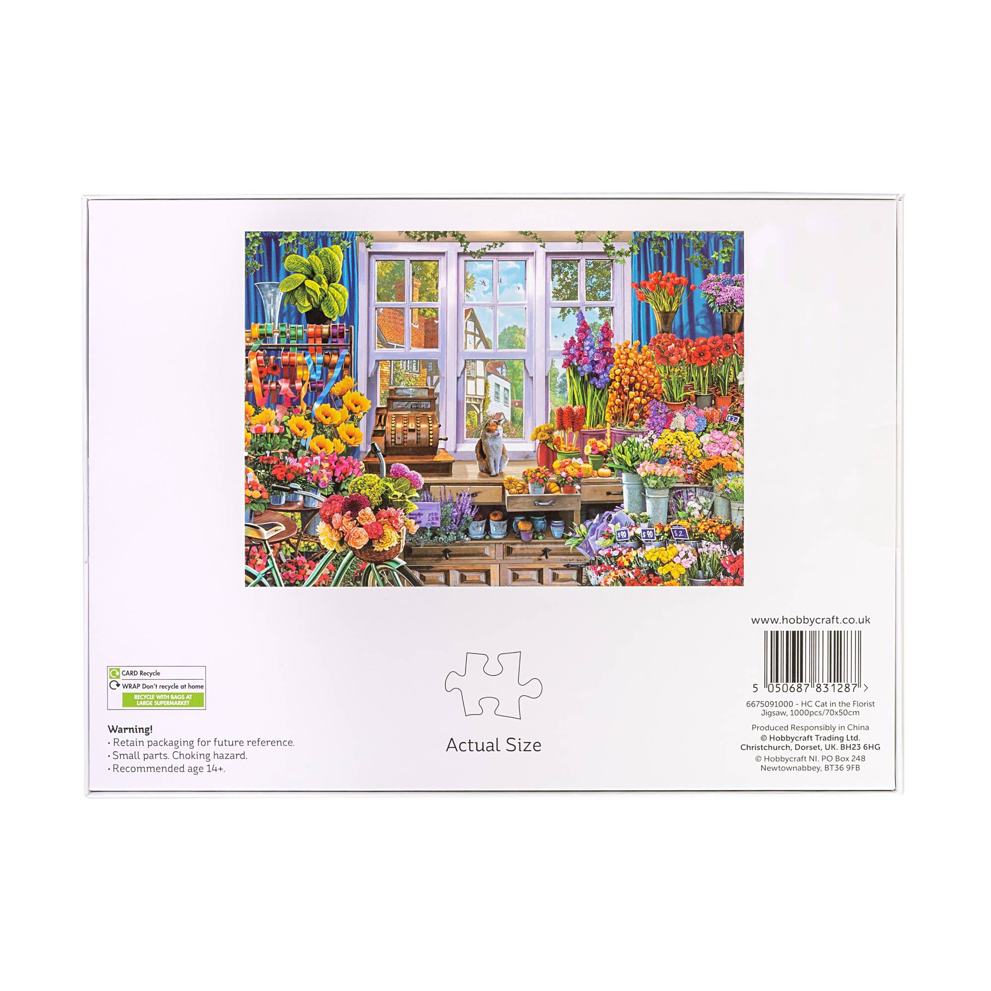 Cat in the Florist Jigsaw Puzzle 1000 Pieces | Hobbycraft