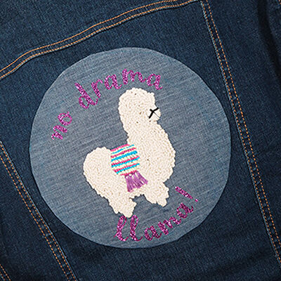 How to Make a Punch Needle Llama Jacket Patch | Hobbycraft