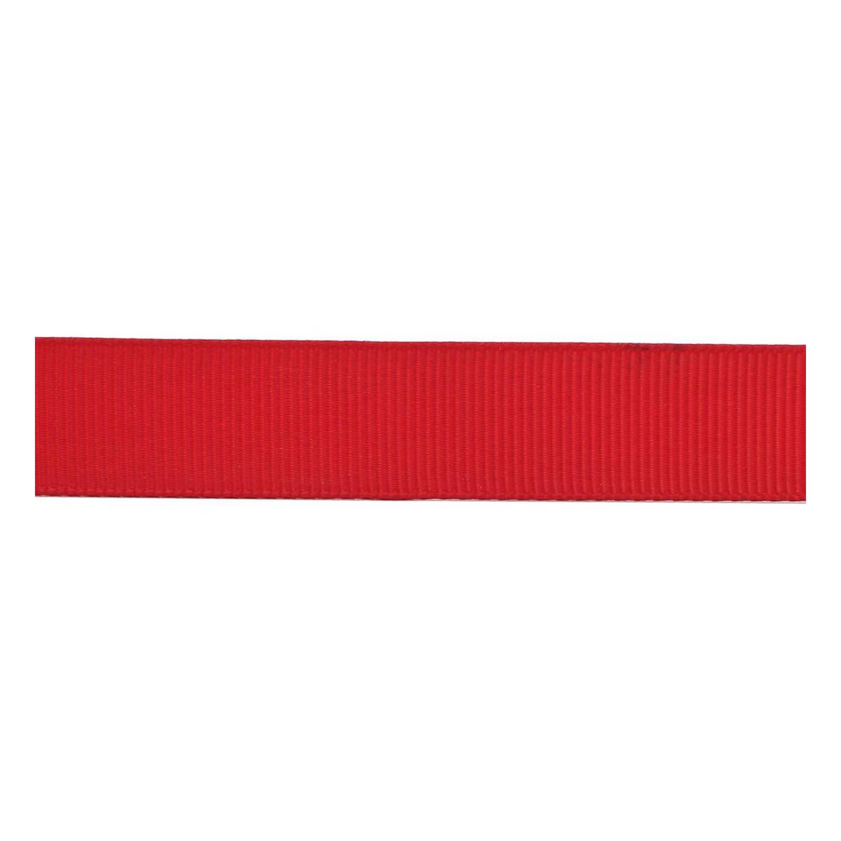 Red Grosgrain Ribbon 15mm x 5m | Hobbycraft