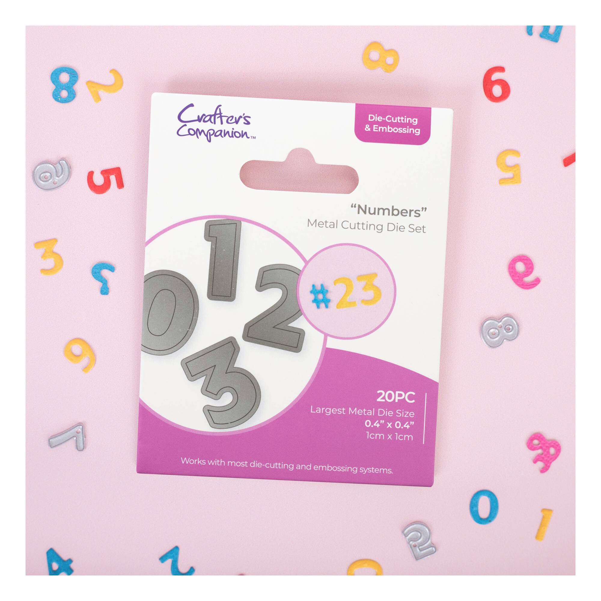 Gemini Numbers Mini Die Set 20 Pieces | Hobbycraft