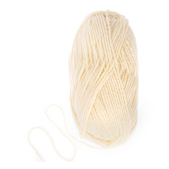 Knitcraft Cream Everyday Aran Yarn 100g | Hobbycraft