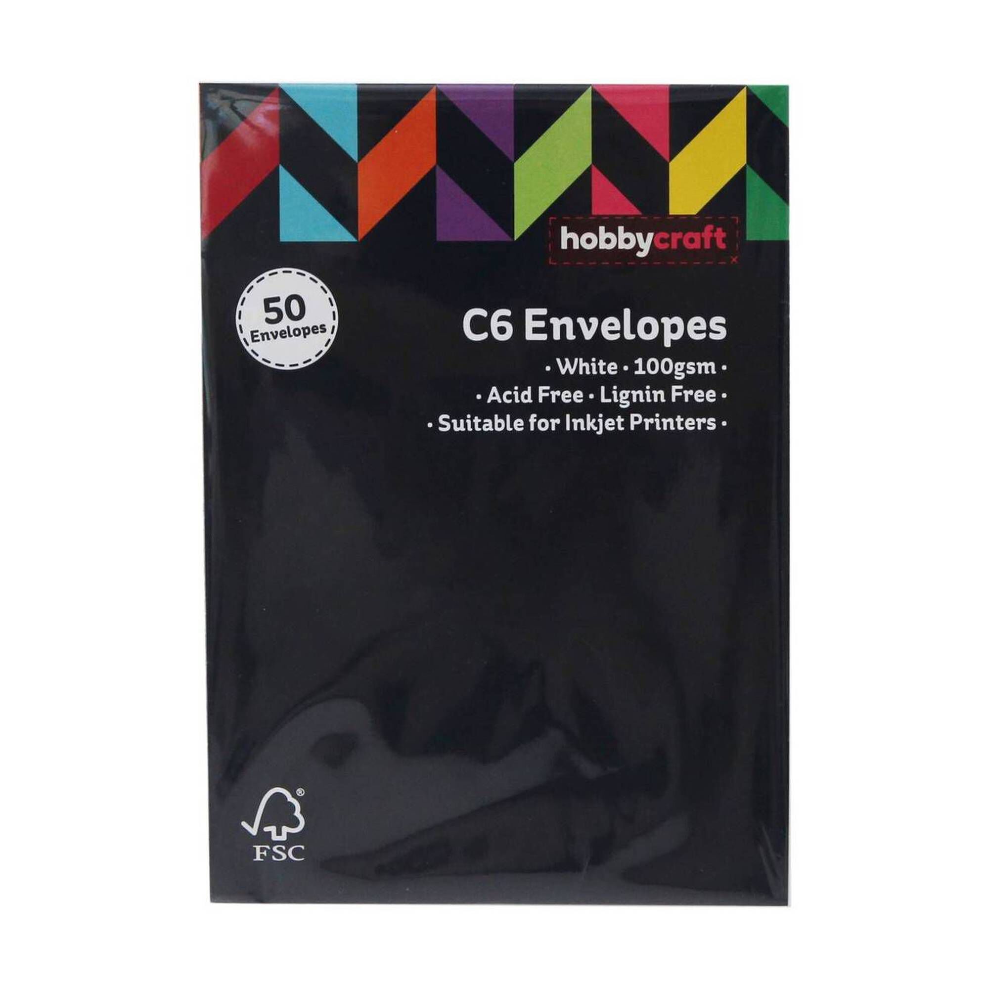 White Envelopes C6 50 Pack | Hobbycraft