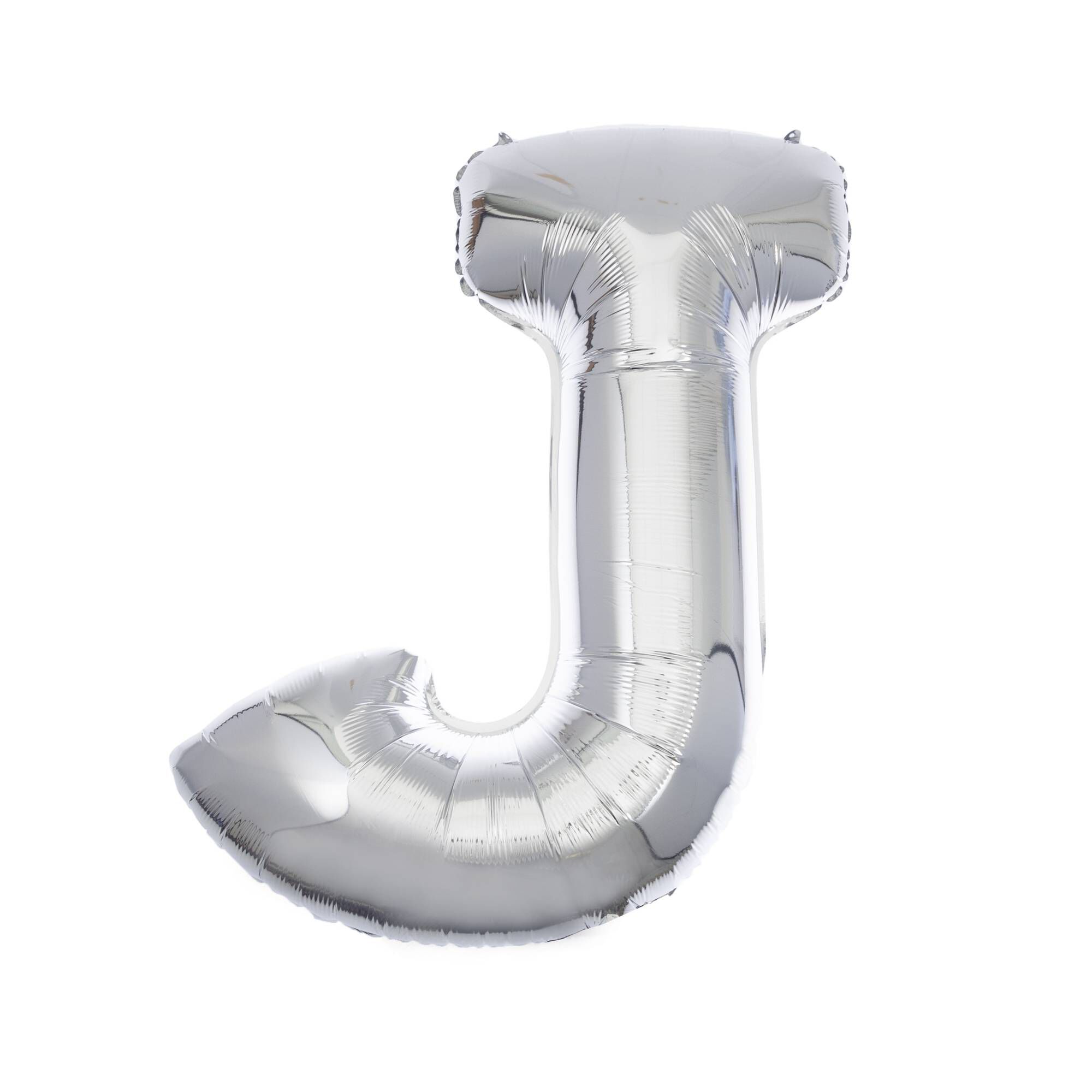 Extra Large Silver Foil Letter J Balloon | Hobbycraft