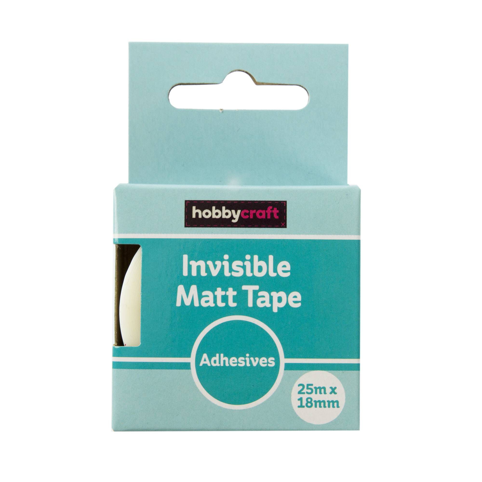 Invisible Matt Tape 18mm x 25m | Hobbycraft