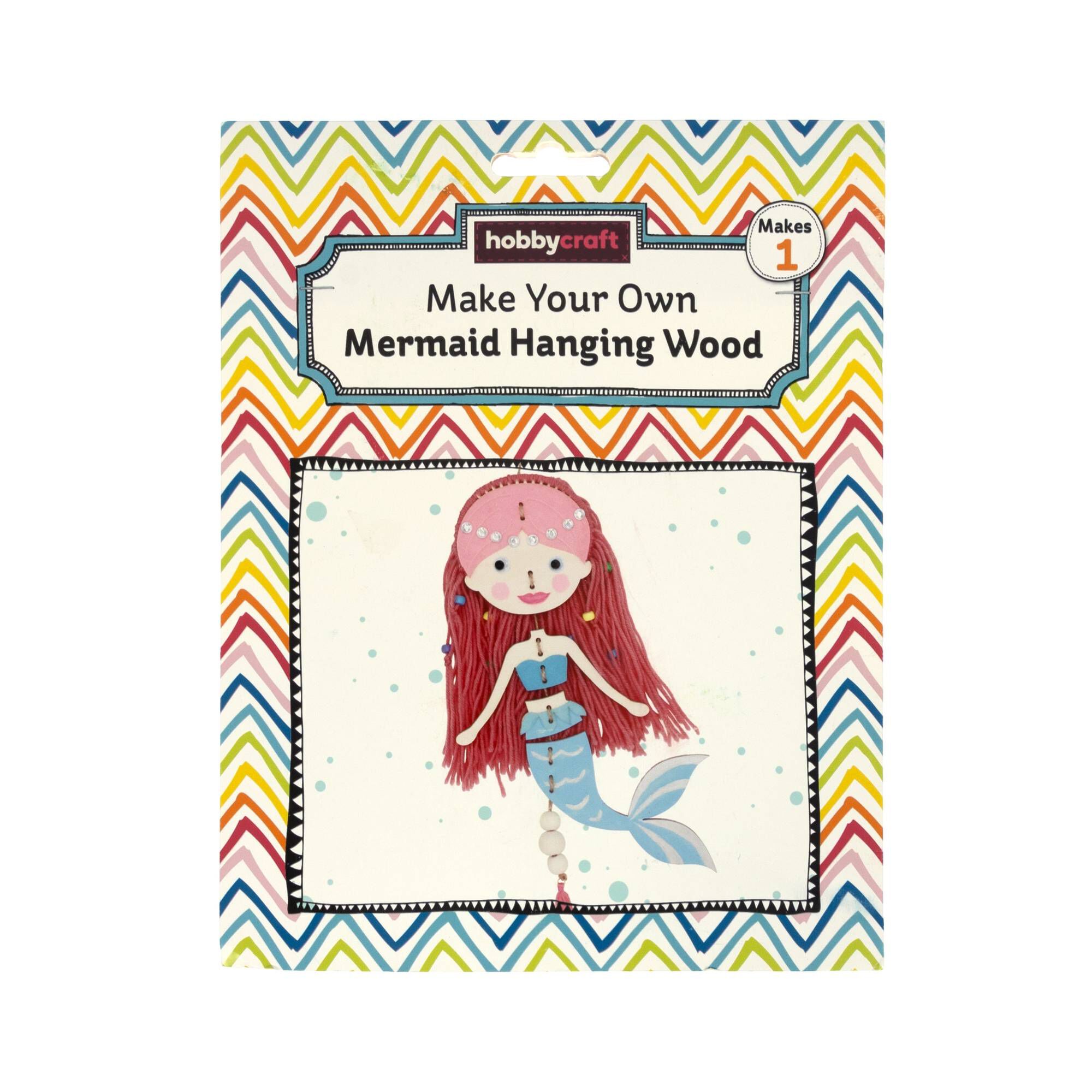 Make Your Own Hanging Wood Mermaid Kit | Hobbycraft