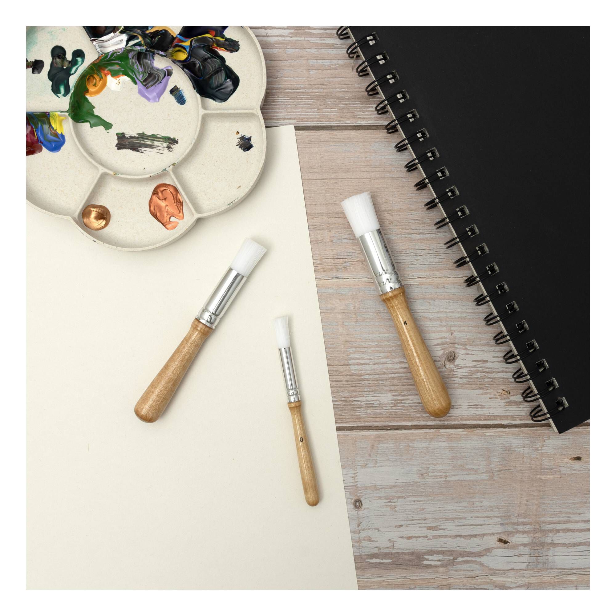 Stencil Brush Set 3 Pack | Hobbycraft