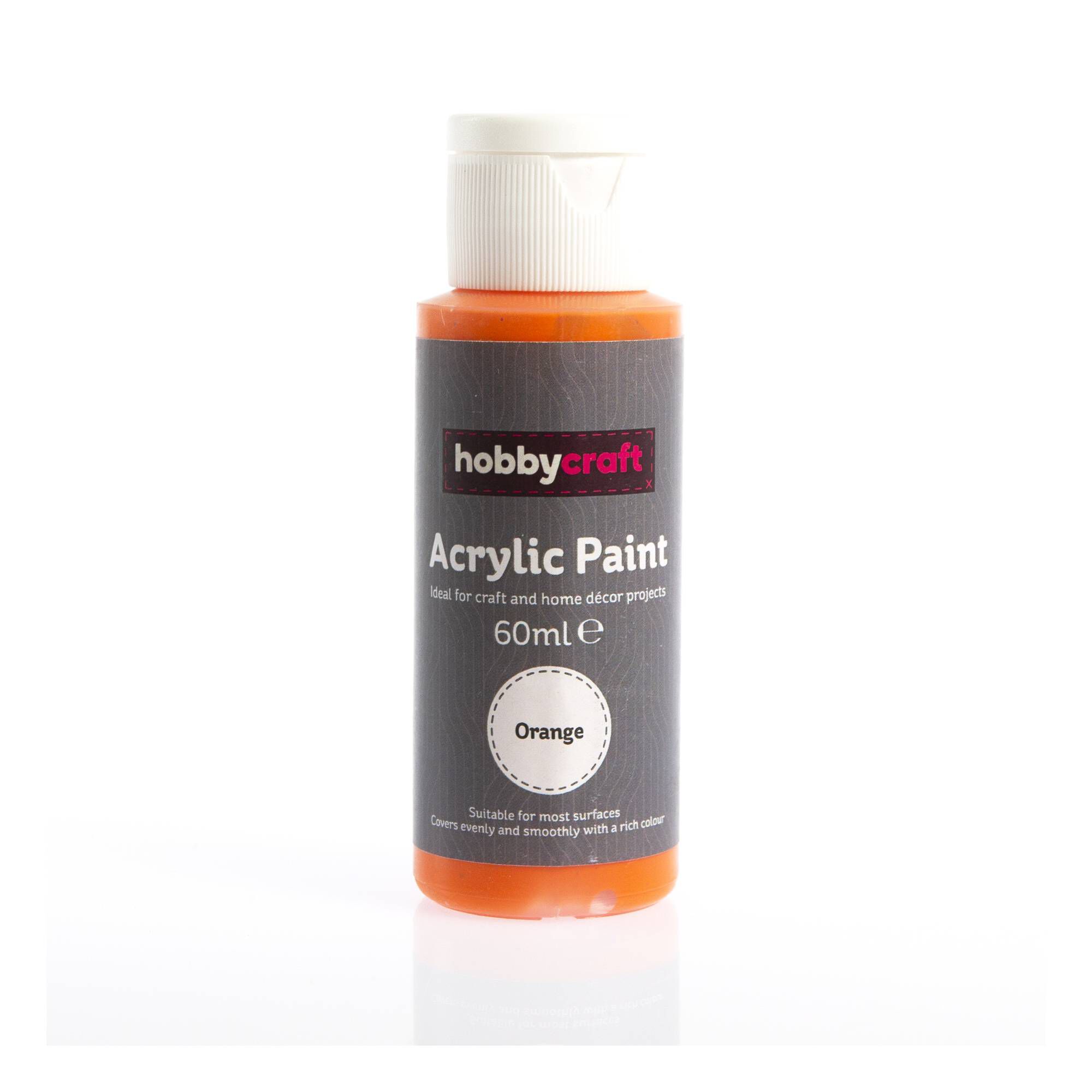 Orange Acrylic Craft Paint 60ml | Hobbycraft