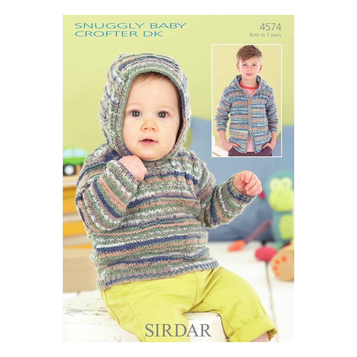 Sirdar Snuggly Baby Crofter DK Hooded Sweater and Jacket Digital ...