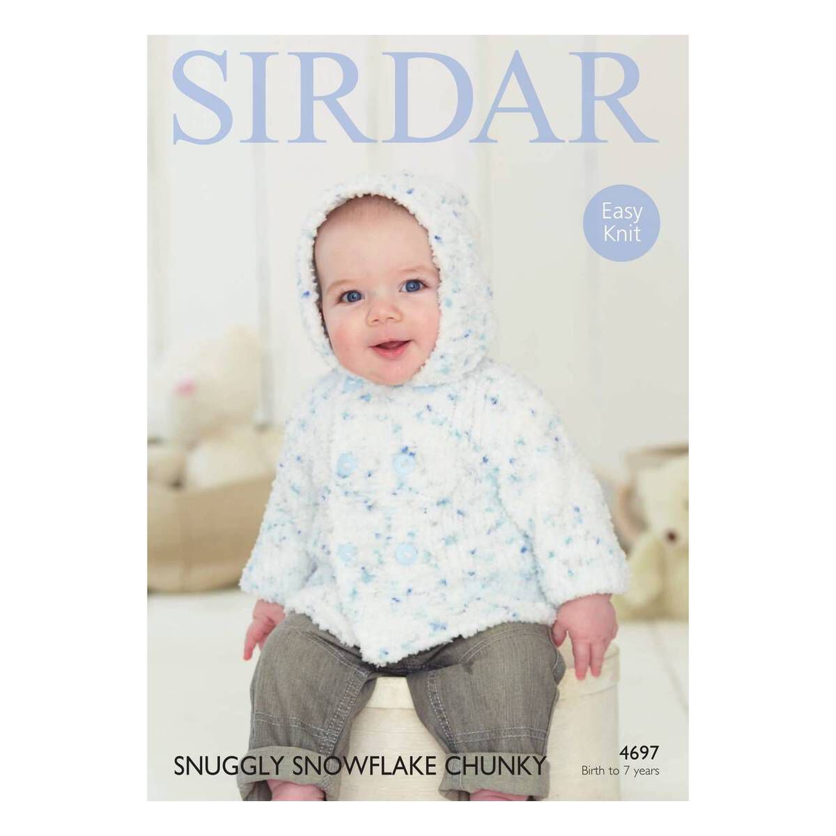 Sirdar Snuggly Snowflake Chunky Hooded Cardigan Digital Pattern 4697 ...