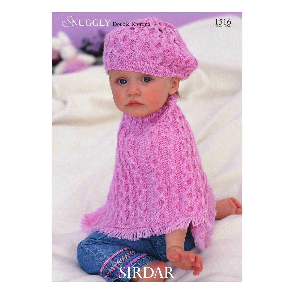 Sirdar Snuggly DK Poncho and Beret Digital Pattern 1516 | Hobbycraft