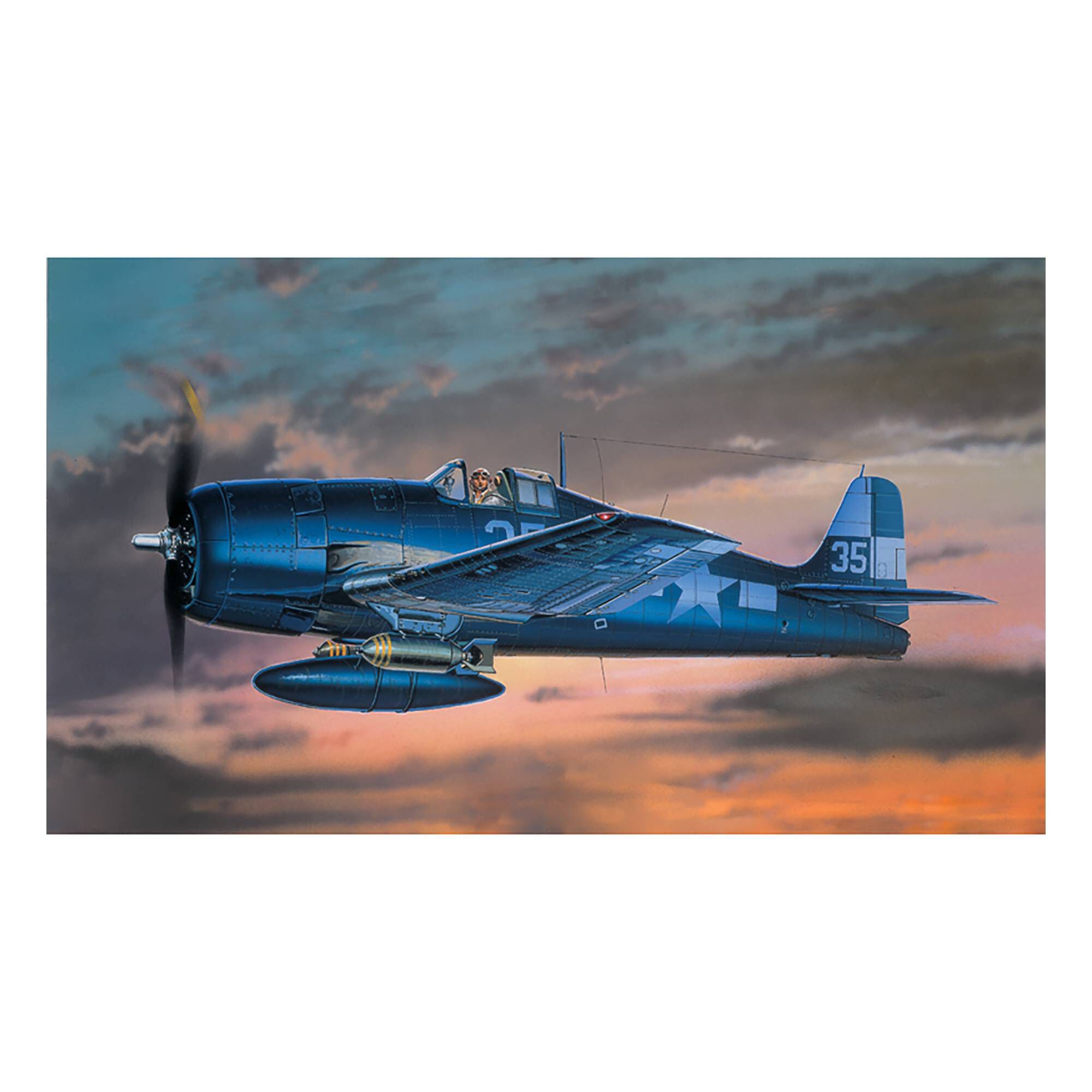Academy F6F-3/5 Hellcat Model Kit 1:72 | Hobbycraft