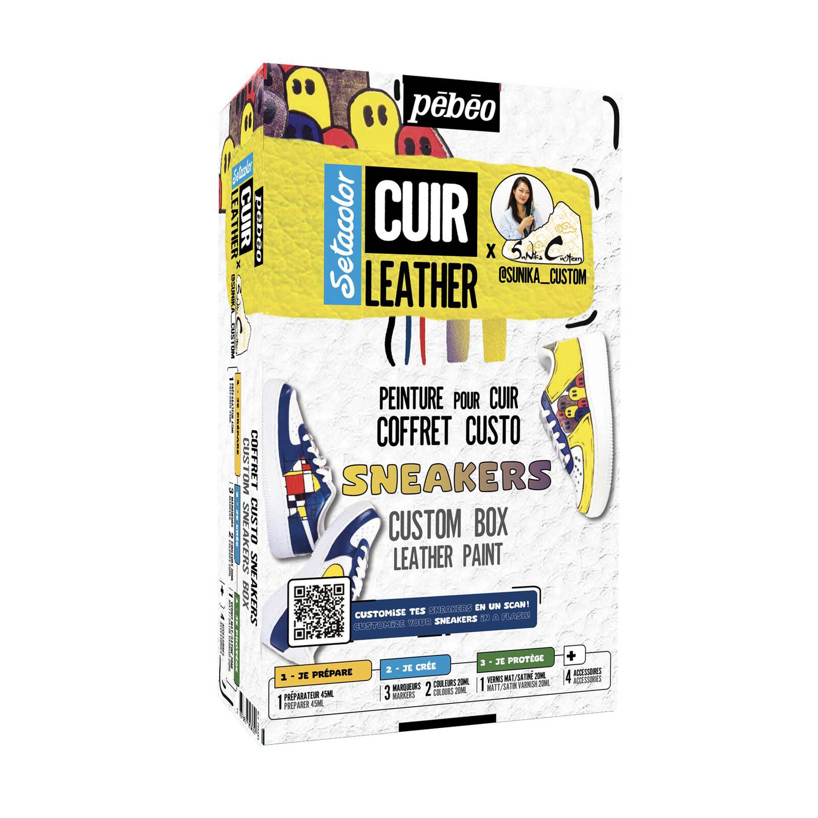 Pebeo Setacolour Leather Sneaker Set | Hobbycraft