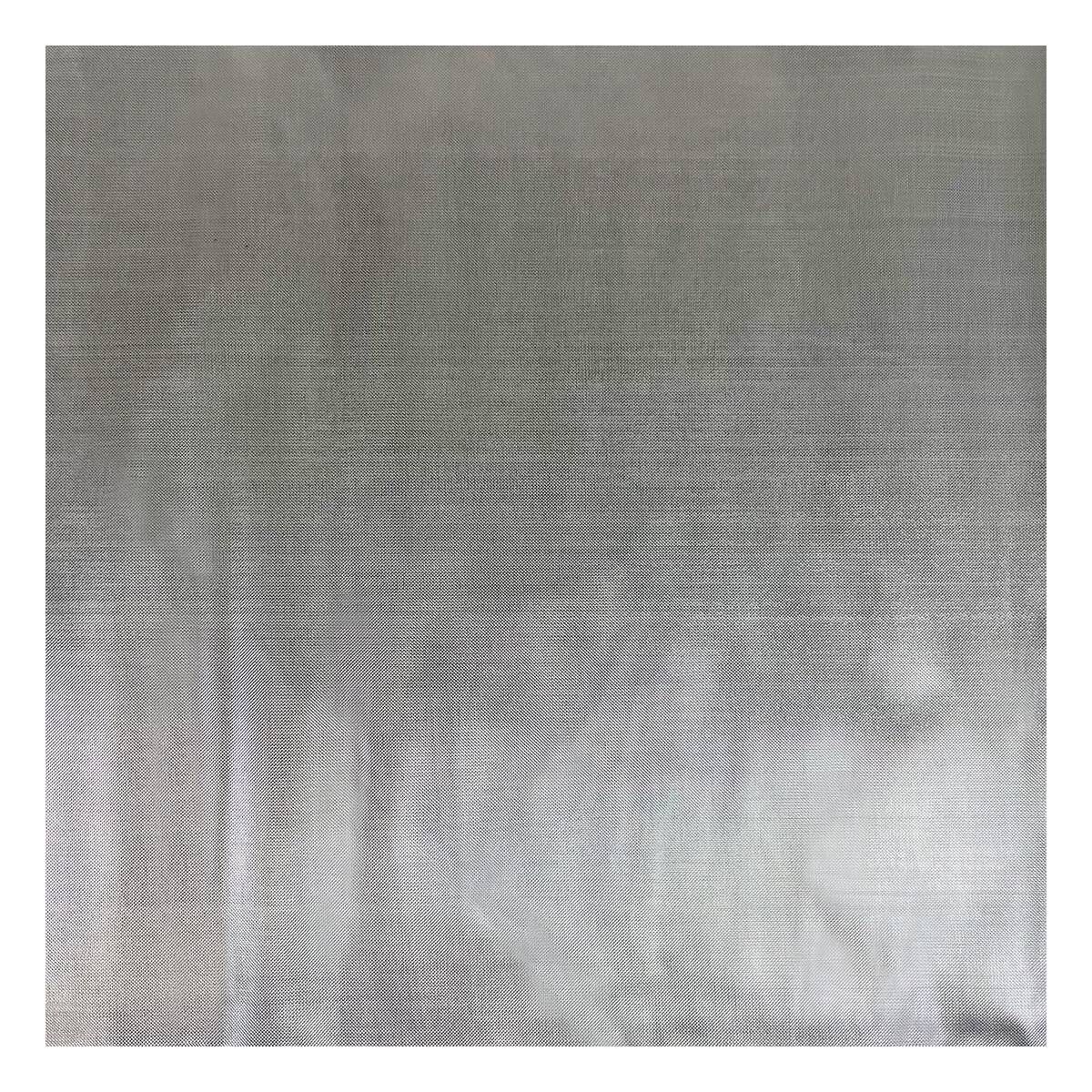 Silver Metallic Sheer Fabric by the Metre | Hobbycraft