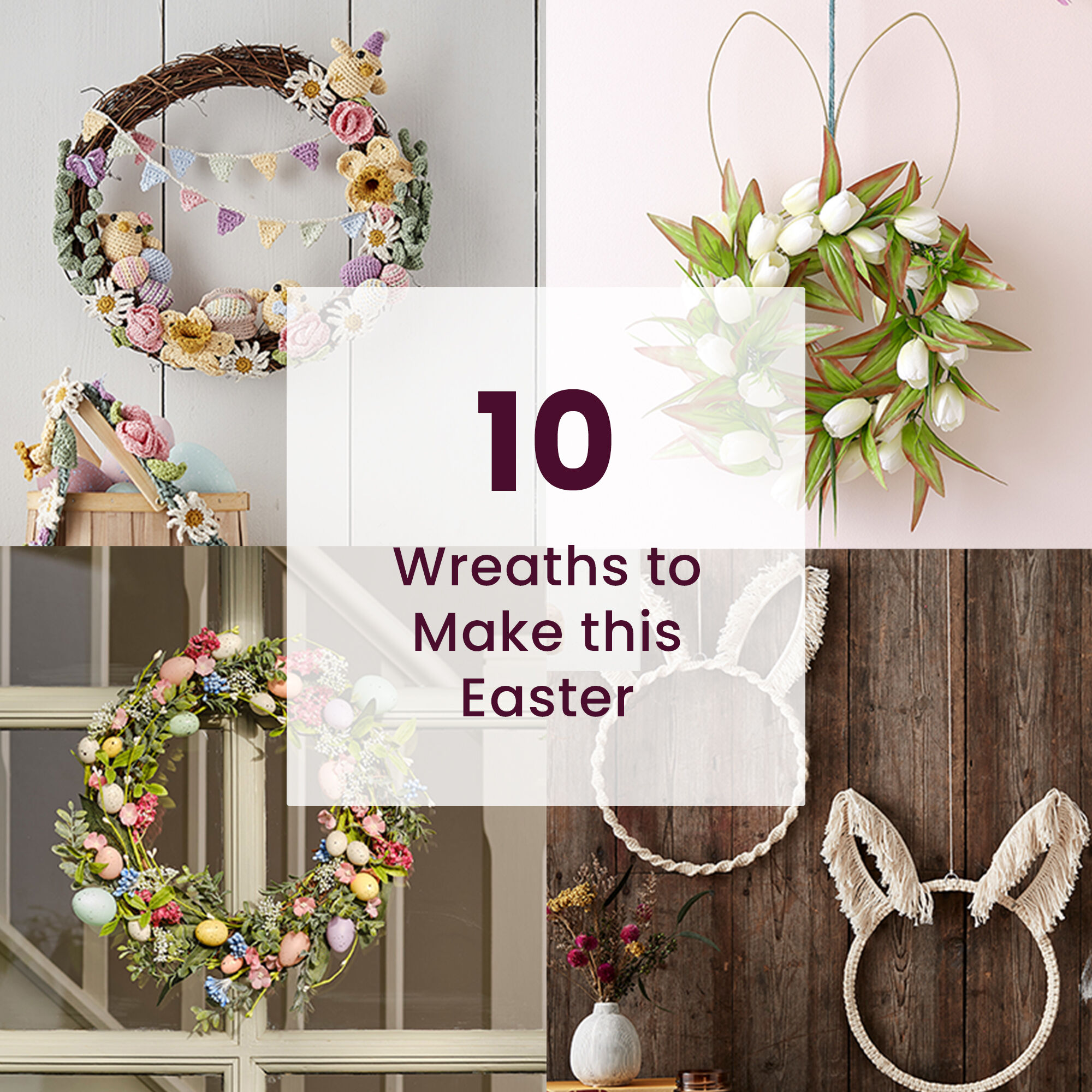 10 Easter Wreaths to Make | Hobbycraft