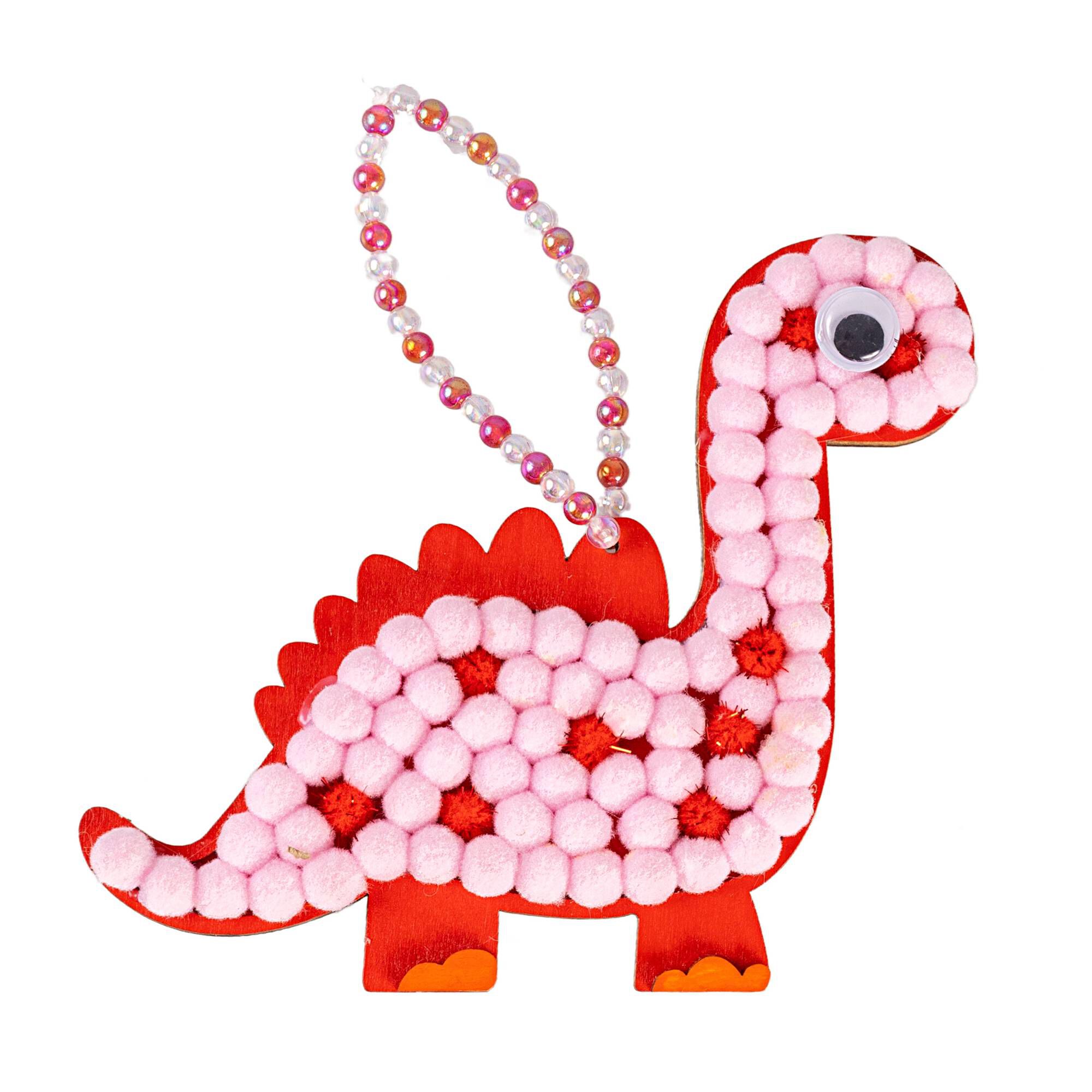 Make Your Own Pom Pom Dinosaur Kit | Hobbycraft