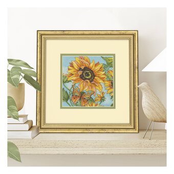 Dimensions Sunflower Garden Counted Cross Stitch Kit 14cm x 14.5cm ...