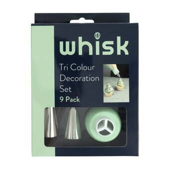 Whisk Tri Colour Decoration Set 9 Pieces | Hobbycraft