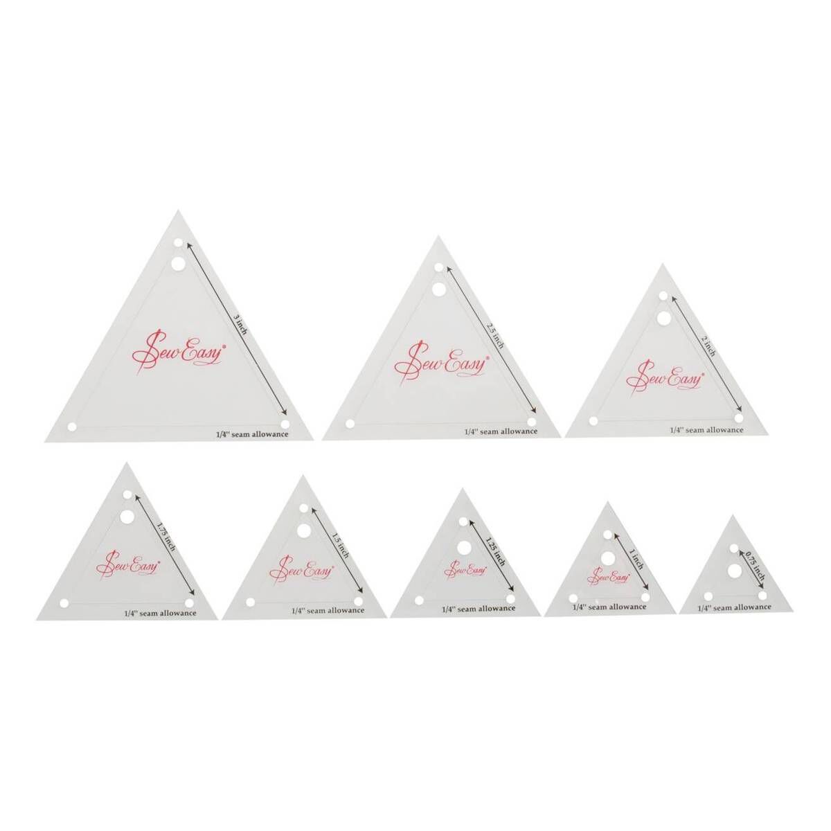 Sew Easy Mini Triangle Template Set | Hobbycraft