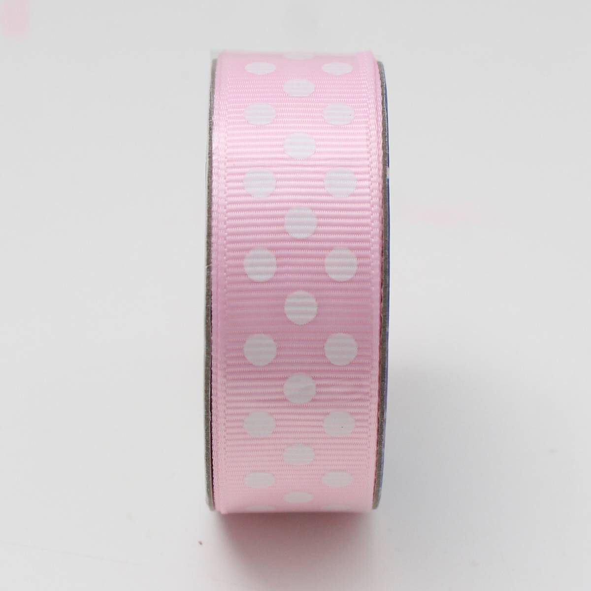 Baby Pink Spots Grosgrain Ribbon 19mm x 4m | Hobbycraft