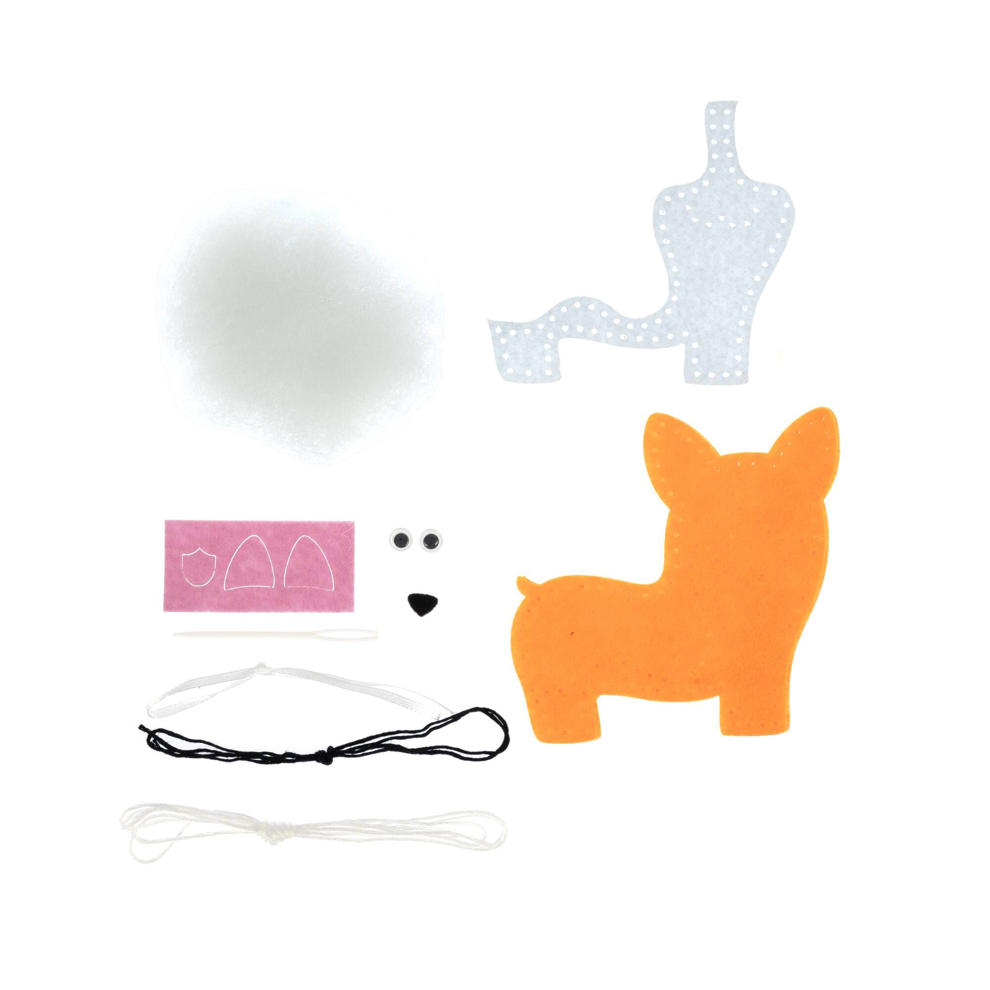 Corgi Felt Sewing Kit | Hobbycraft