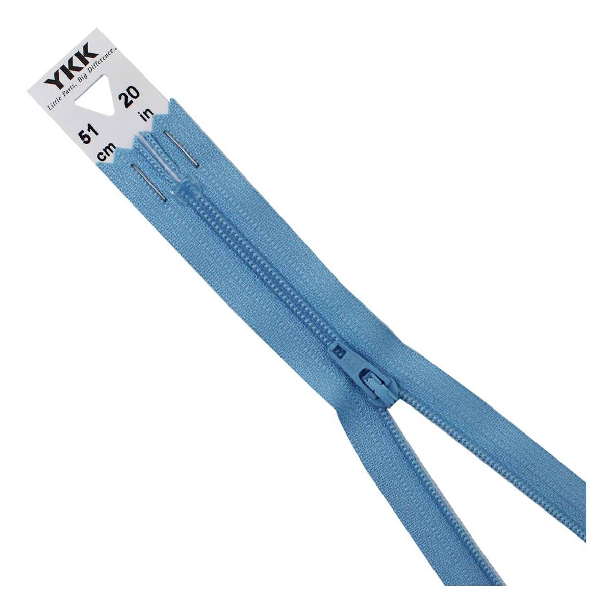 YKK Light Blue Dress and Skirt Zip 51cm | Hobbycraft