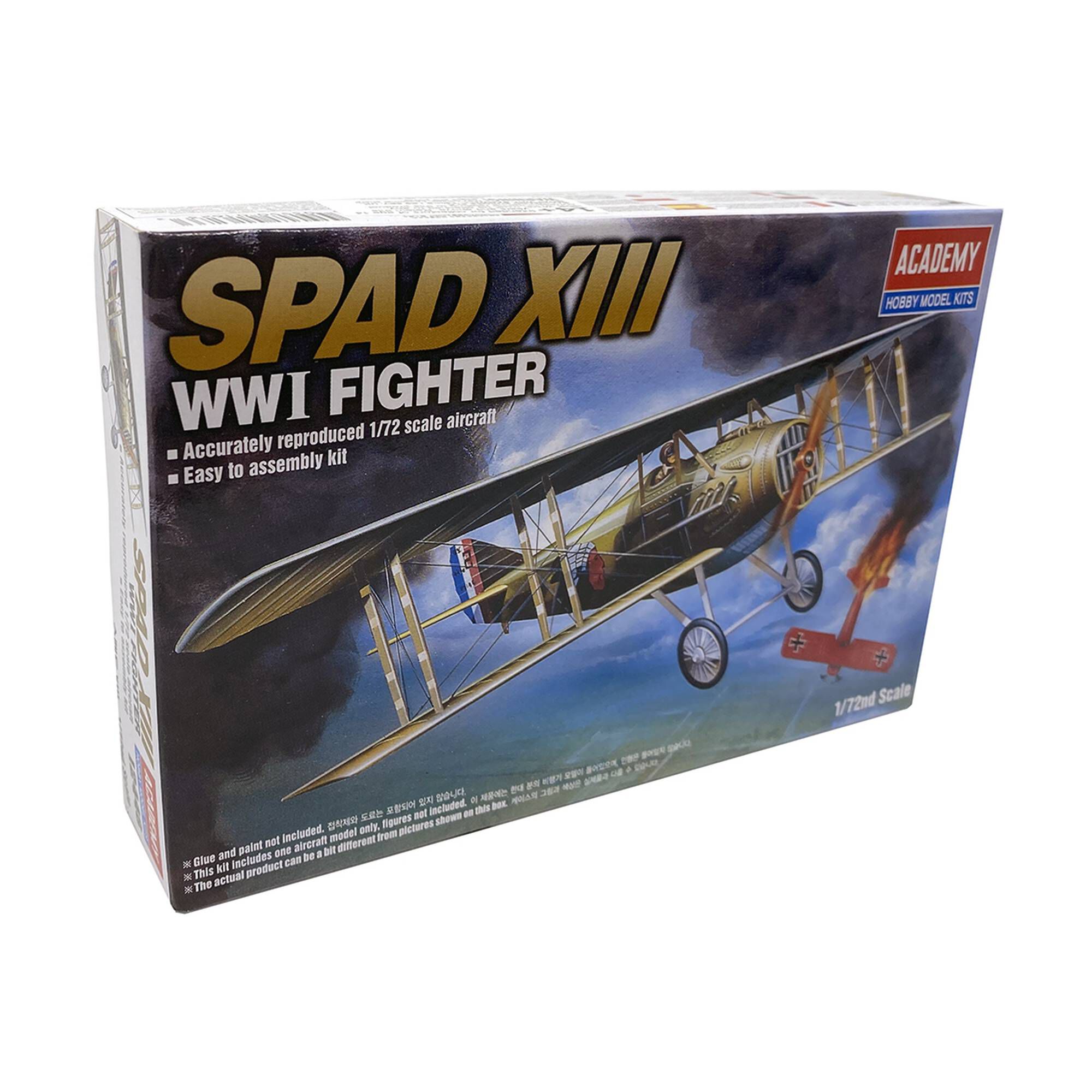 Academy Spad XIII WWI Fighter Model Kit 1:72 | Hobbycraft