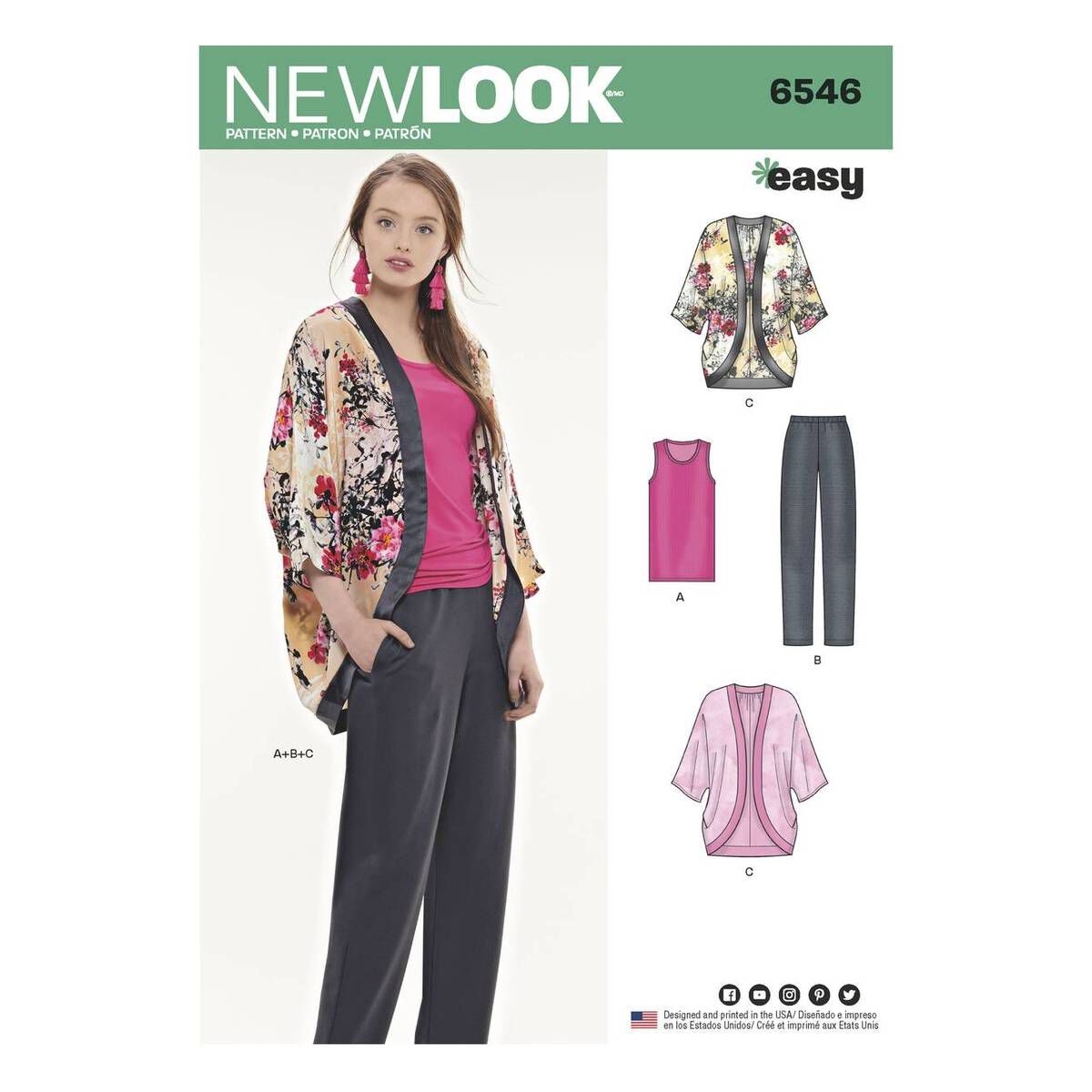 New Look Women's Separates Sewing Pattern 6546 | Hobbycraft