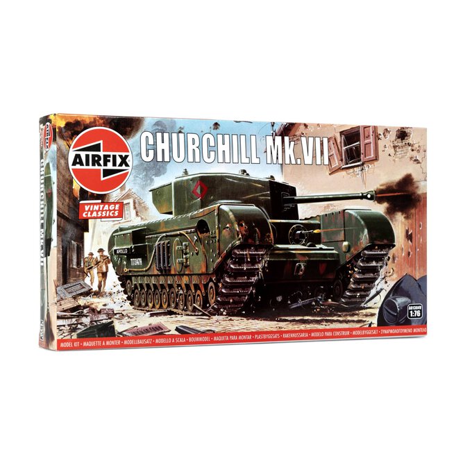 Airfix Churchill Mk.VII Model Kit 1:76 | Hobbycraft